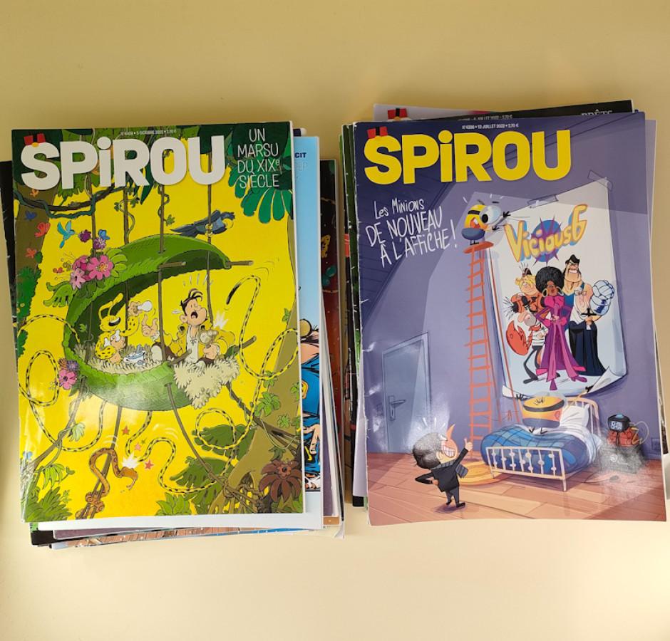 Magazines Spirou à donner